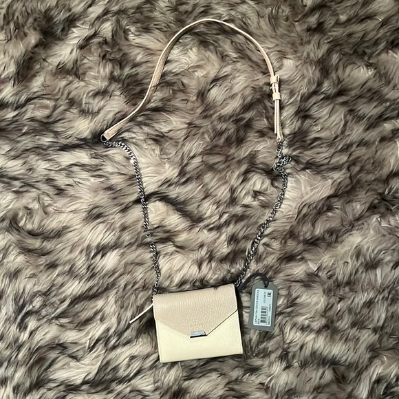 All Saints | Bags | All Saints Nwt Captain Chain Leather Cardholder ...